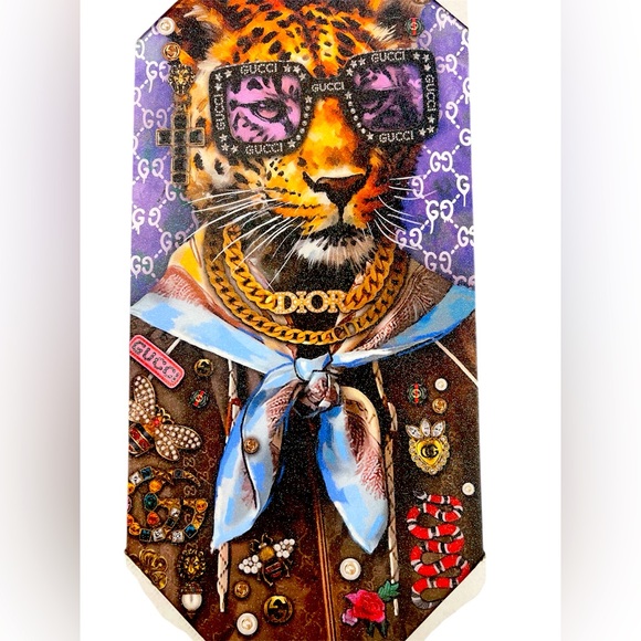 𝐈𝐍𝐒𝐓𝐈𝐍𝐂𝐓 𝐒𝐓𝐘𝐋𝐄 | Accents | Gucci Tiger Multicolor Fashion Wall Art ...
